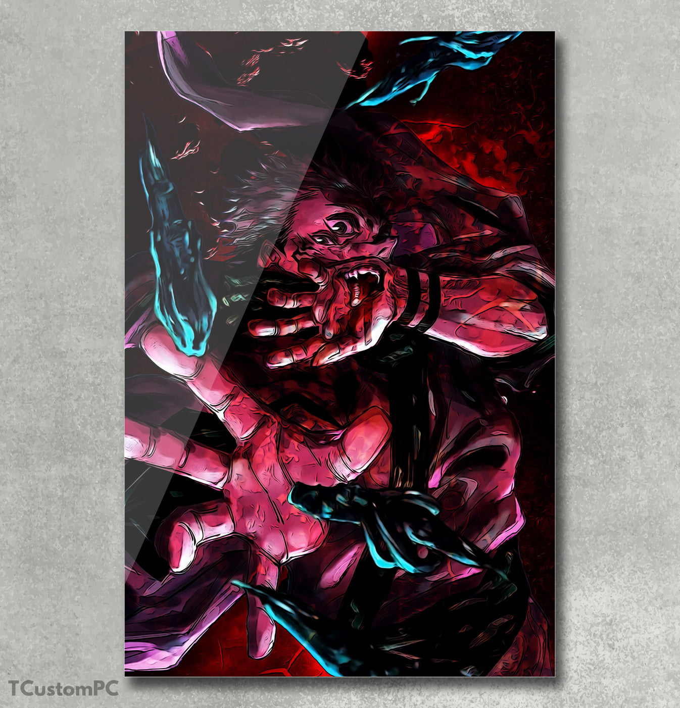 Cuadro 20 finger demon Sukuna, Nuevo Diseño - Displate cuadro de ...