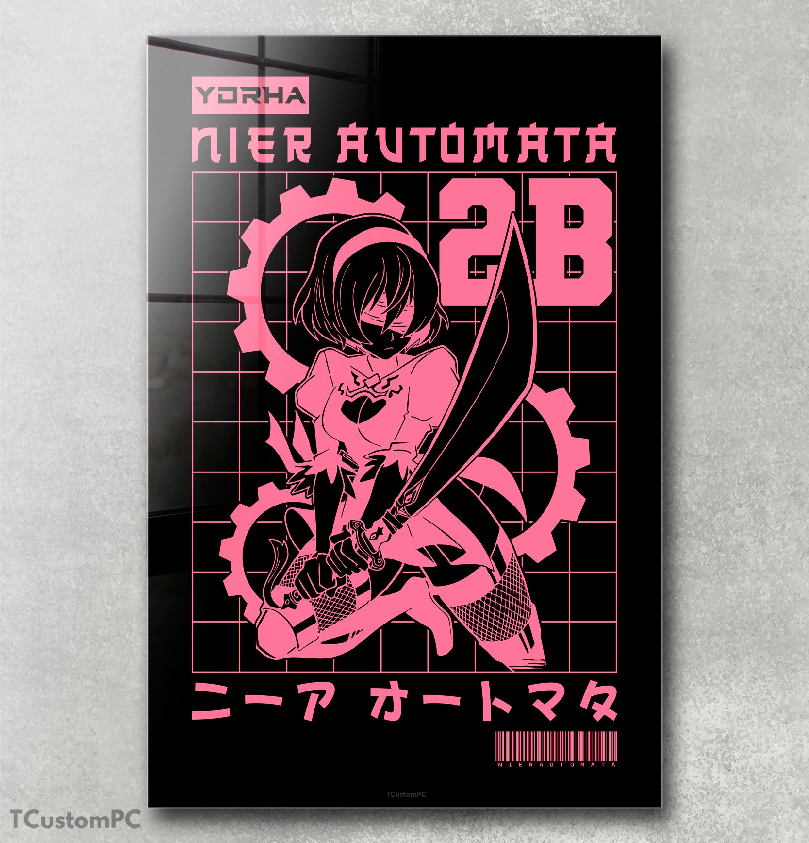 Cuadro 2B Nier Automata, Street style, Nuevo Diseño - Displate cuadro ...