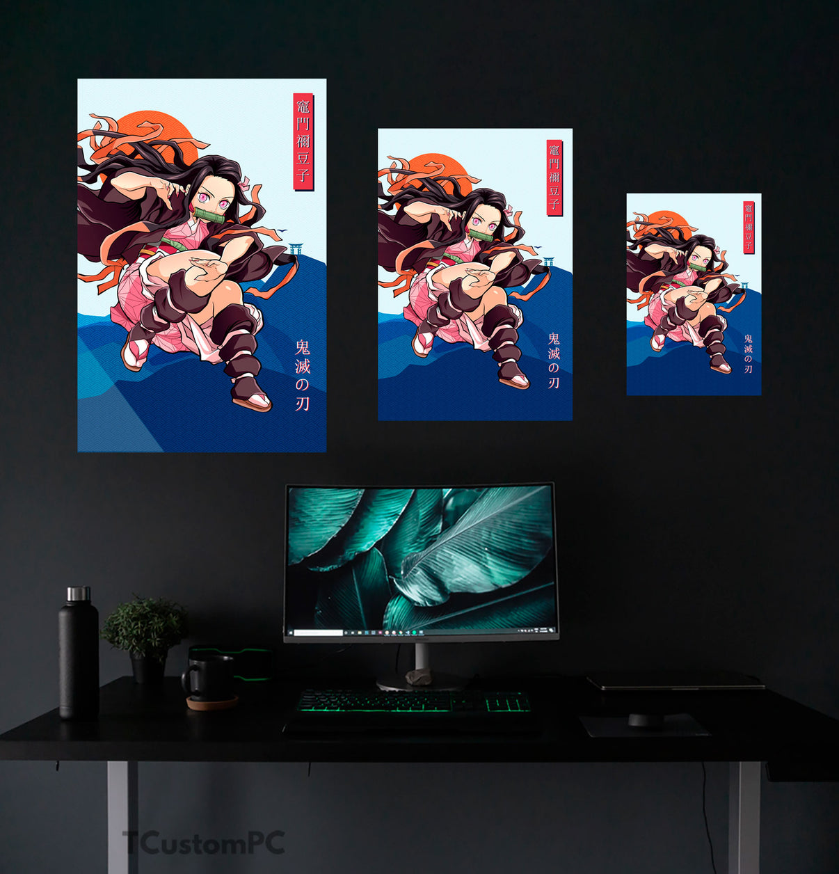 Cuadro Demon Slayer - Nezuko Kamado, Nuevo Diseño - Displate cuadro de ...