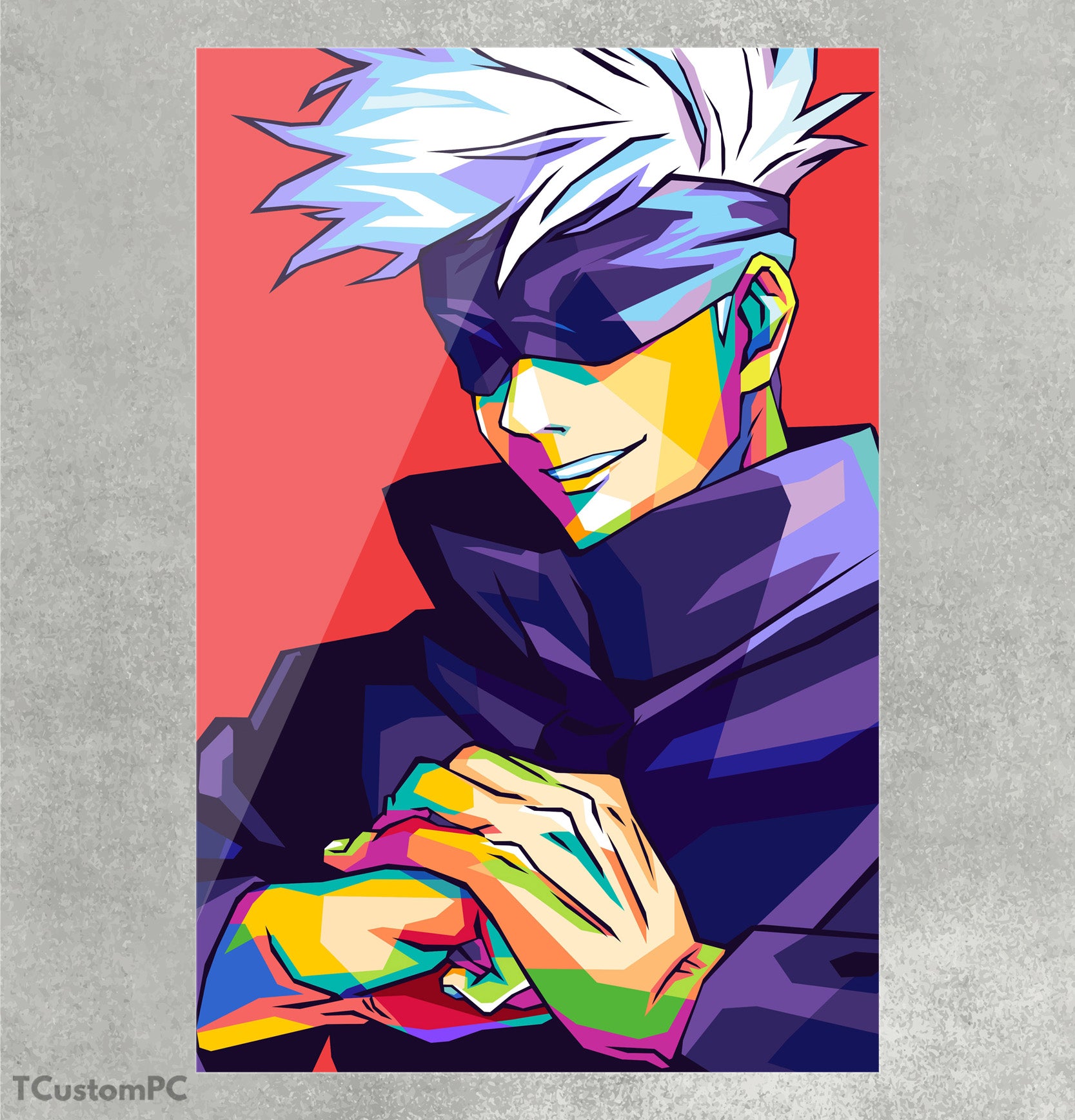 Cuadro-Gojo-JK-Colorfull, Nuevo Diseño - Displate cuadro de metacrilato ...