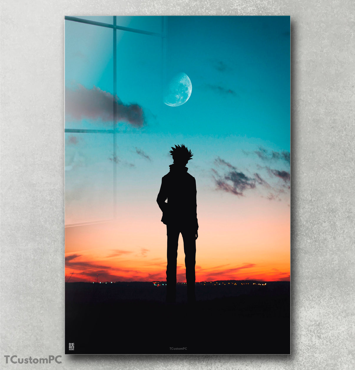 Gojo Silhouette AD painting, New Design - Displate methacrylate ...
