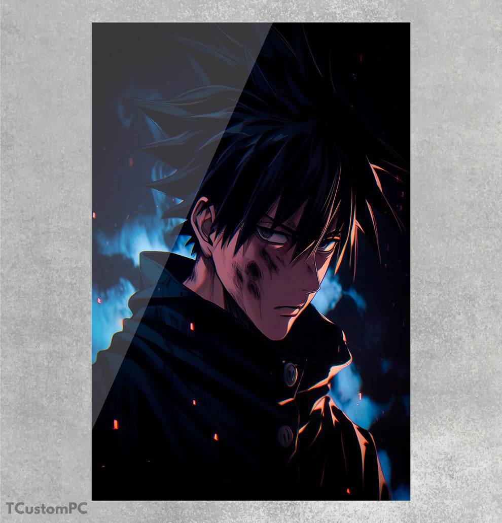 Megumi Jujutsu Kaisen 3 painting, New Design - Displate methacrylate ...