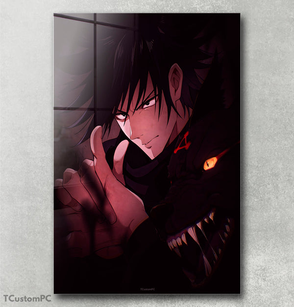 Megumi Wolf Painting, New Design - Methacrylate Displate Painting ...