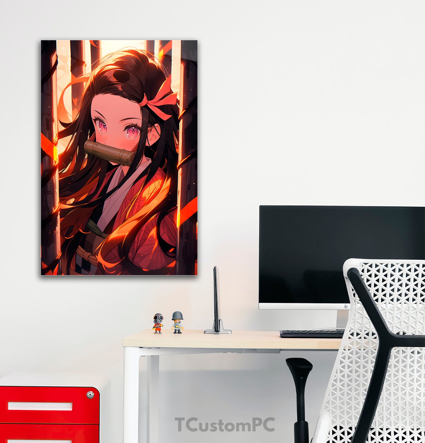 Cuadro Nezuko Kimetsu No Yaiba, Nuevo Diseño - Displate cuadro de ...