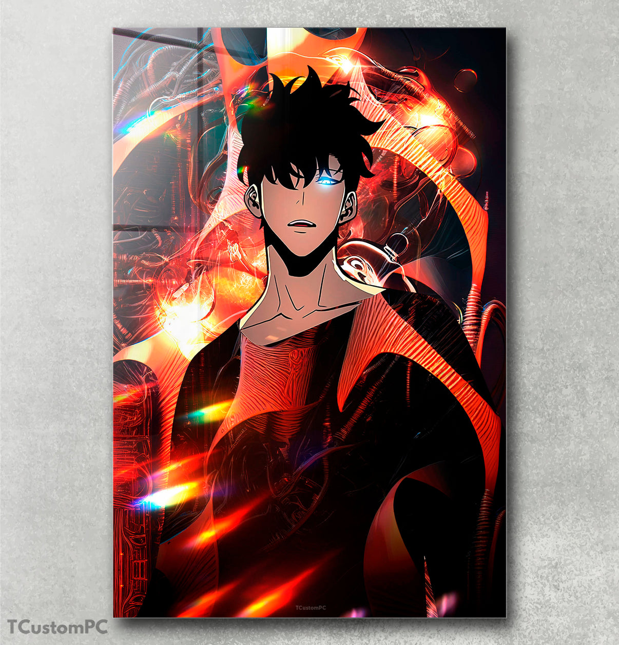 Cuadro Solo Leveling Jinwoo Monarch , Nuevo Diseño - Cuadro Displate de ...