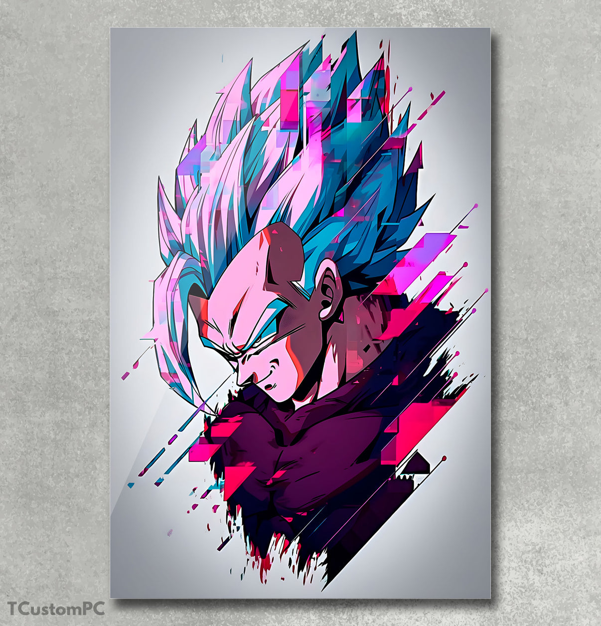 Cuadro VEGETA Dragon Ball, Nuevo Diseño - Displate cuadro de ...