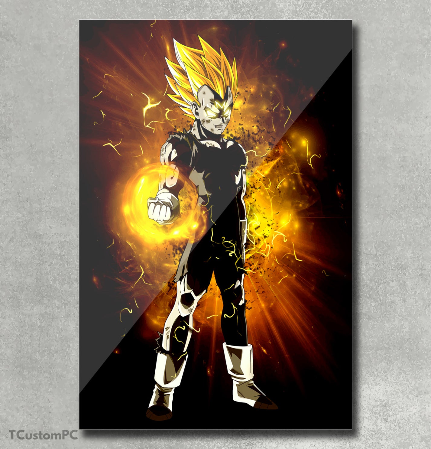 Cuadro Vegeta Majin, Nuevo Diseño - Displate cuadro de metacrilato ...